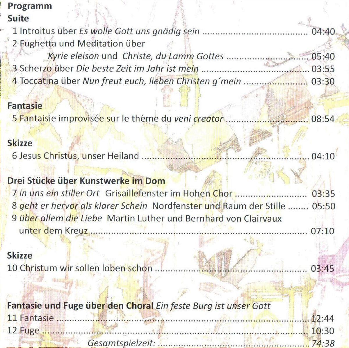 13831 Impressionen - Christian Domke improvisiert an der Klais-Orgel i ...